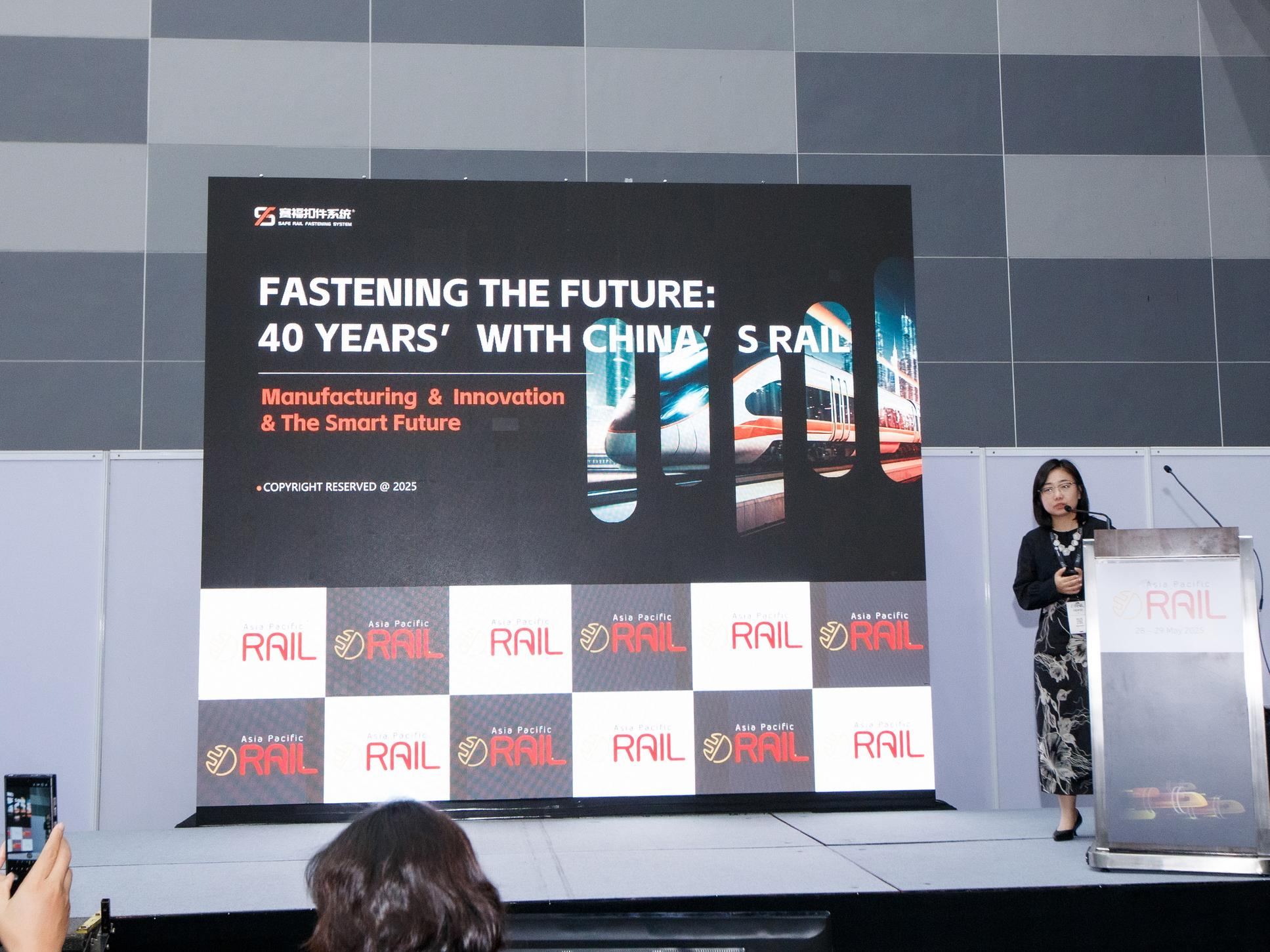 SAFE Rail Fastening System Shines at Asia Pacific Rail 2025 in Bangkok ...